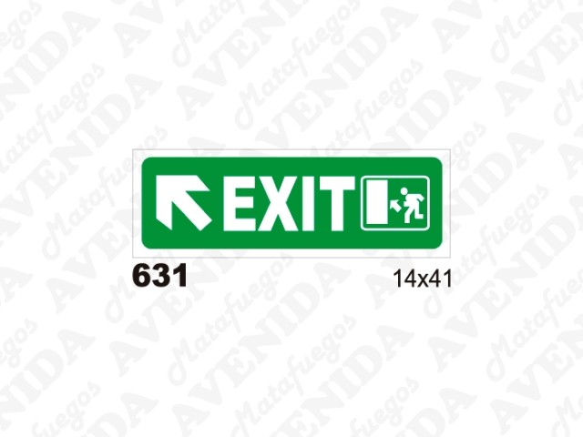 CARTEL EXIT, carteles standard. Portal de Compras de Productos en ...